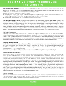 Free Resources | Bel Canto Boot Camp